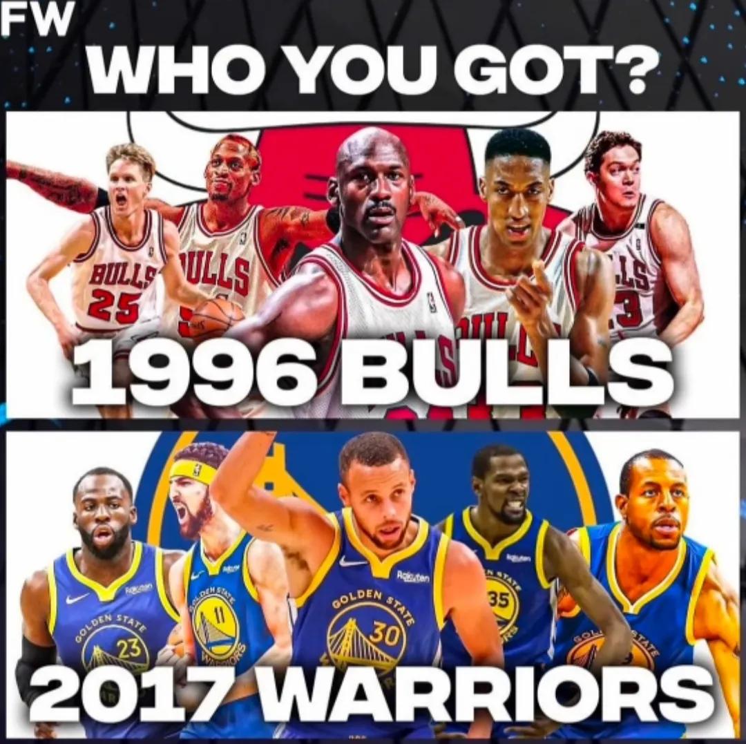 The Bulls in 1996 and the Warriors in 2017, who is stronger and who has ...