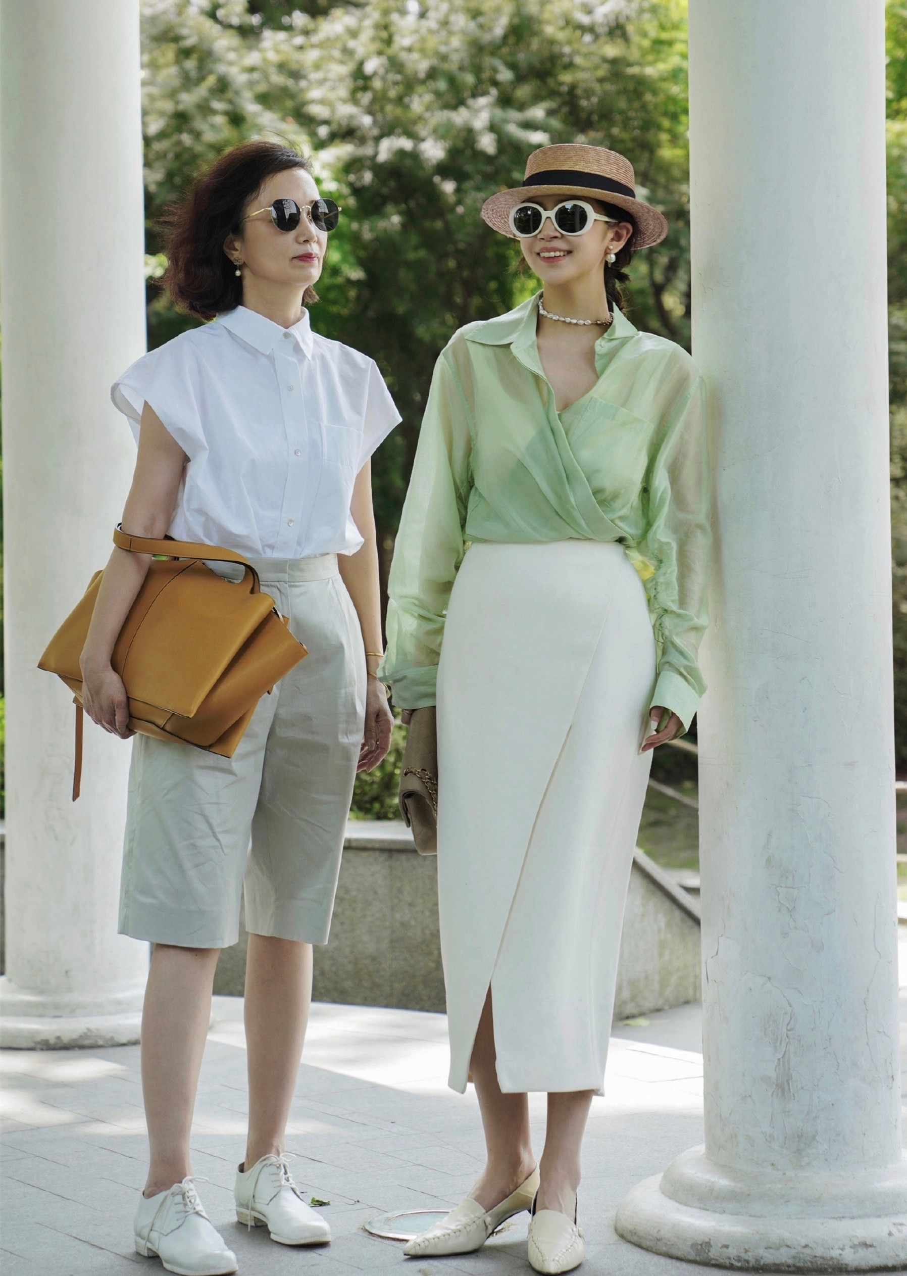 Beautified by "Mother and Daughter Miki": Wearing a hat, layering ...