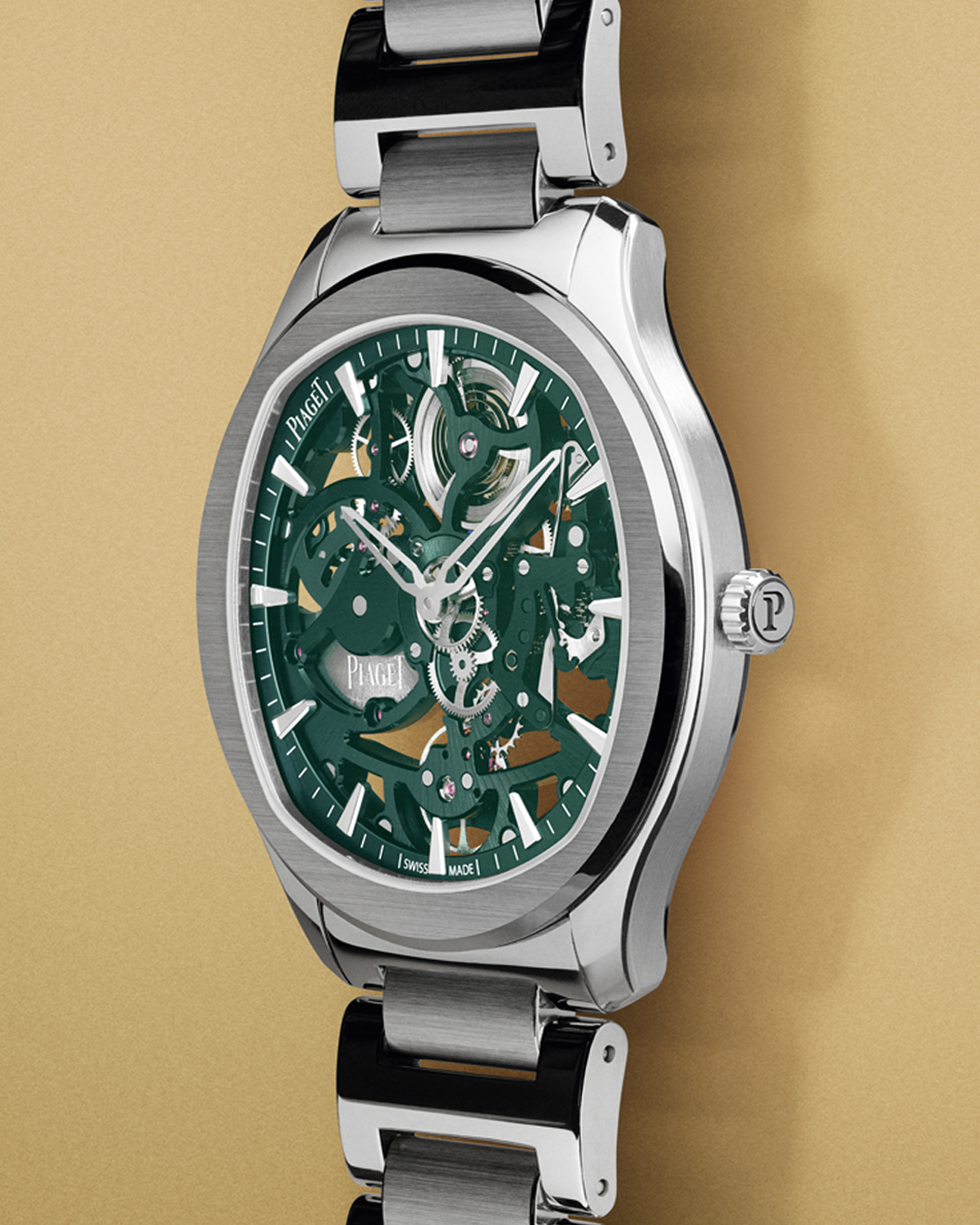 Piaget launches Polo series green watch new color shows bold style - iNEWS