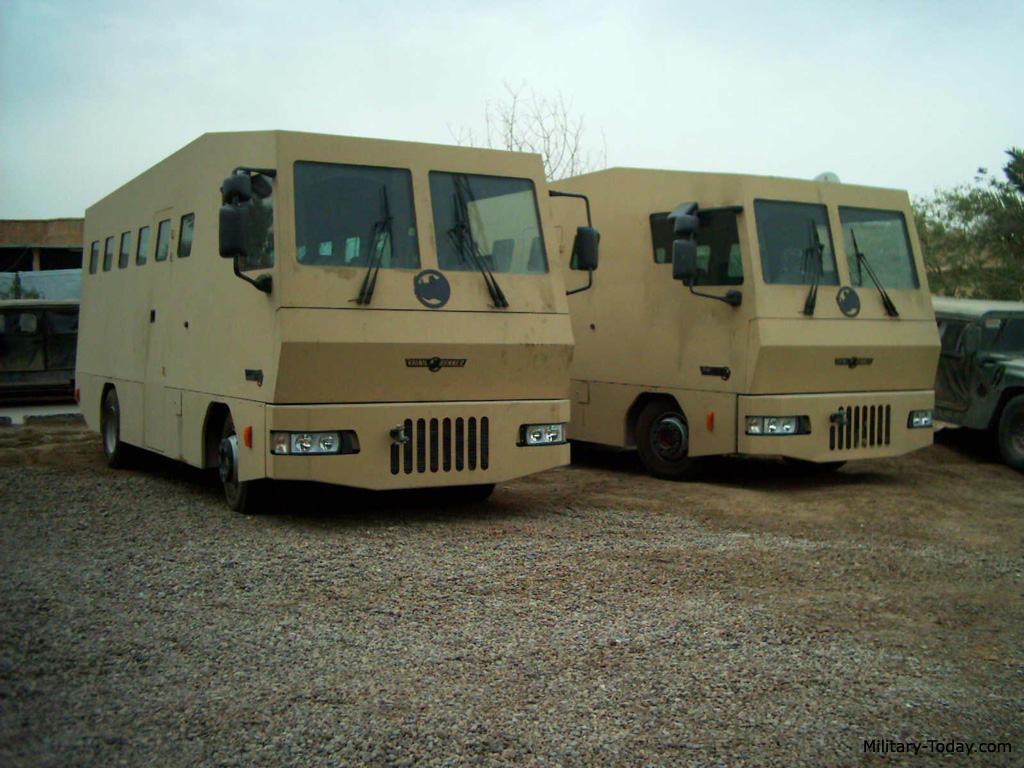 American RhinoRUNNER armored bus - iNEWS