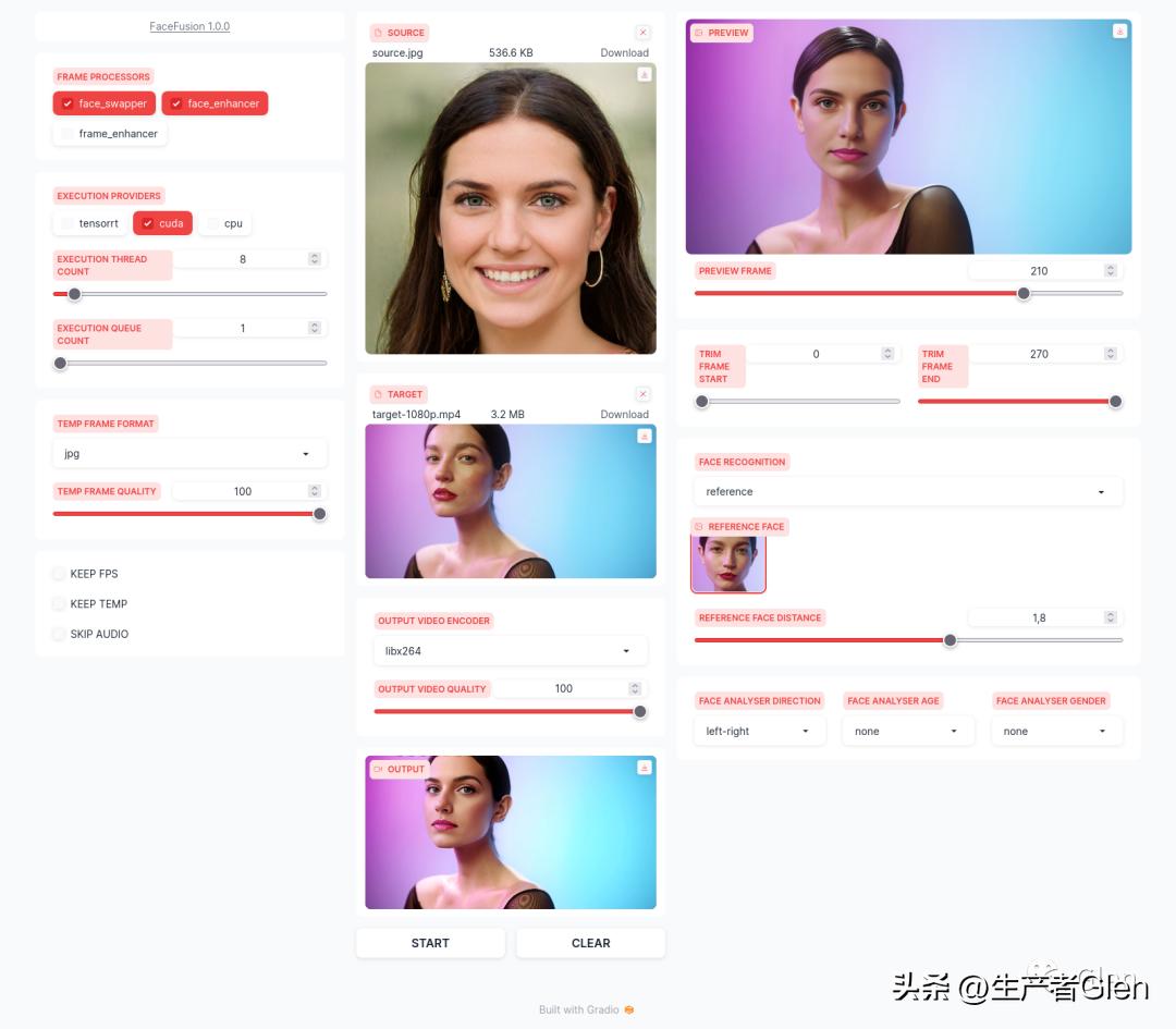 The latest AI one-click face swap offline version, decompress and use ...