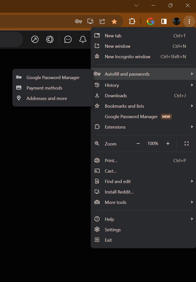 New feature of desktop version of Google Chrome browser: menu text ...