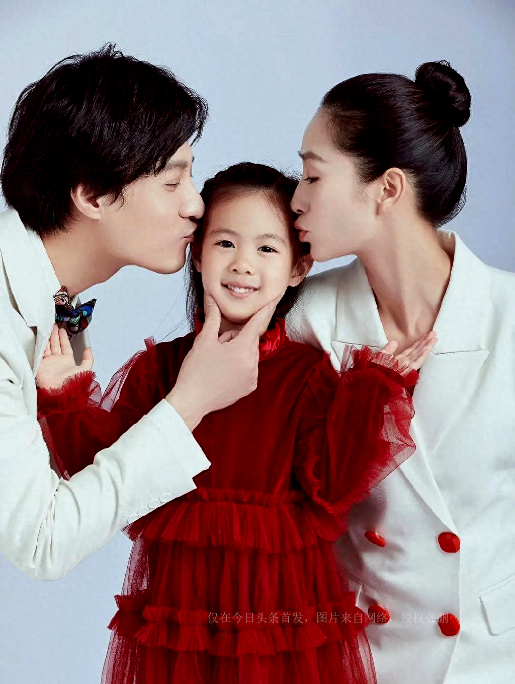 The three members of the "An Lingrong" family are so handsome. The ...