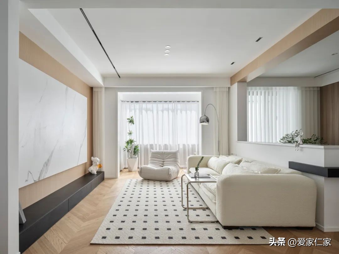 127㎡ multi-functional composite layout, deducing a quiet and elegant ...