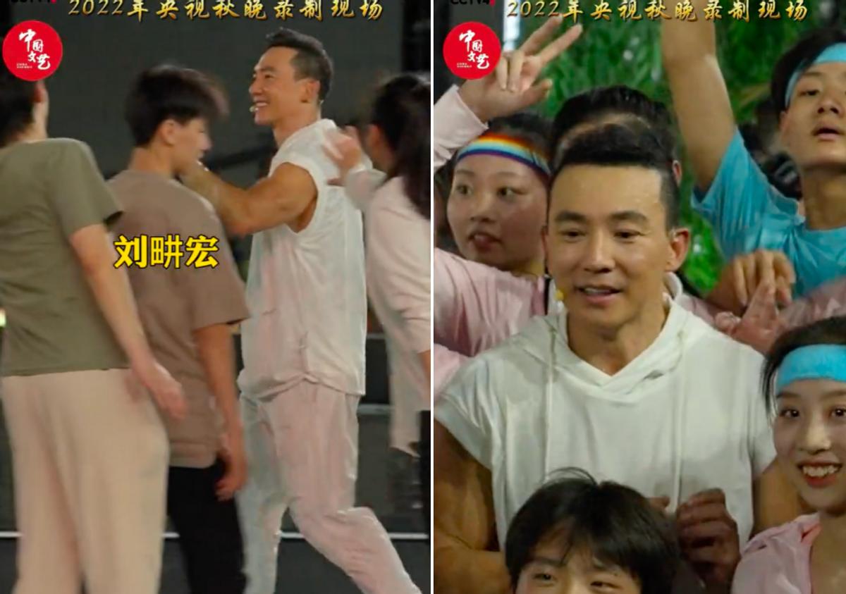 CCTV Mid-Autumn Festival Gala behind the scenes exposure!Hawick Lau plays Guzheng, Liu Genghong ...