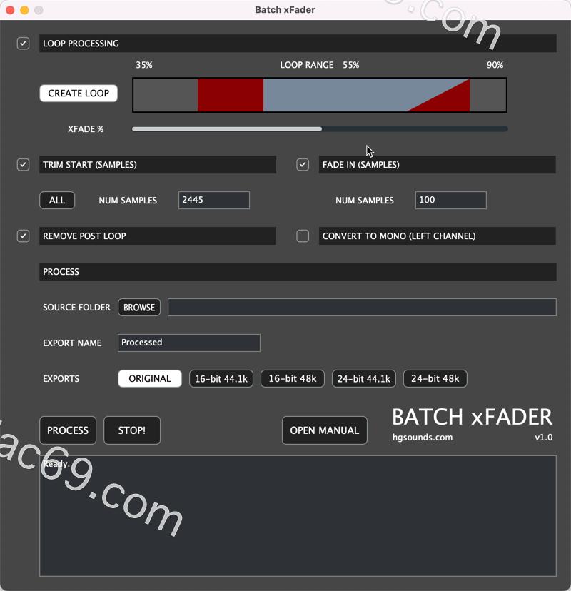 Multi-sample sustain loop editing tool - iNEWS
