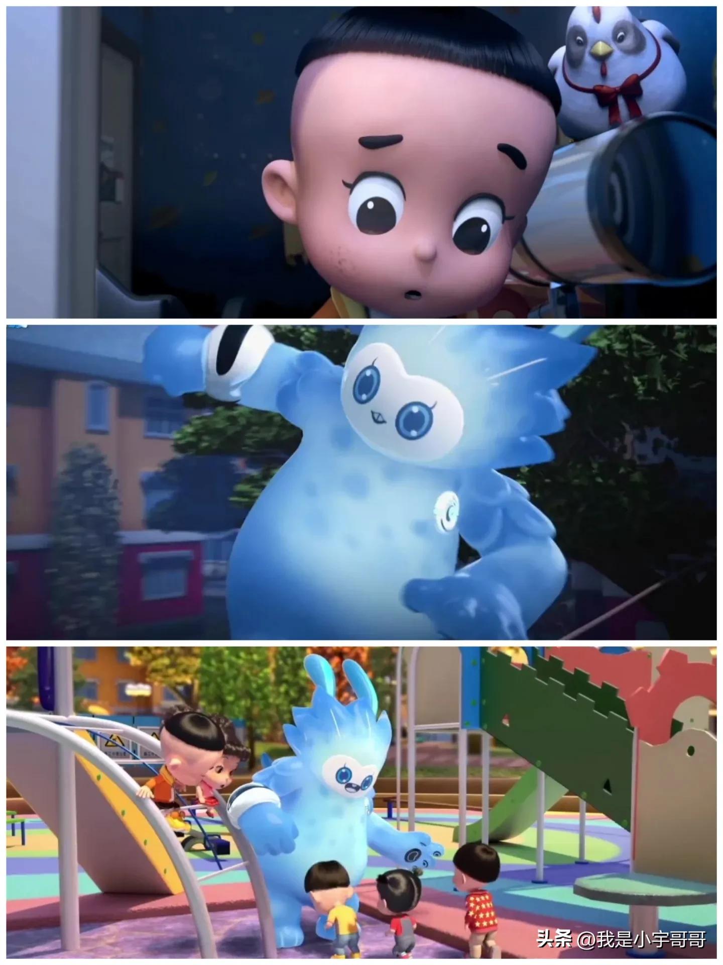 The movie "New Big Head Son and Little Head Dad 5 My Alien Friends" is ...