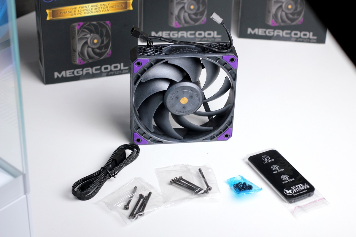 Debut is the pinnacle? 3300 rpm + three-phase twelve-pole motor - Zhenhua Jufeng MEGACOOL fan ...