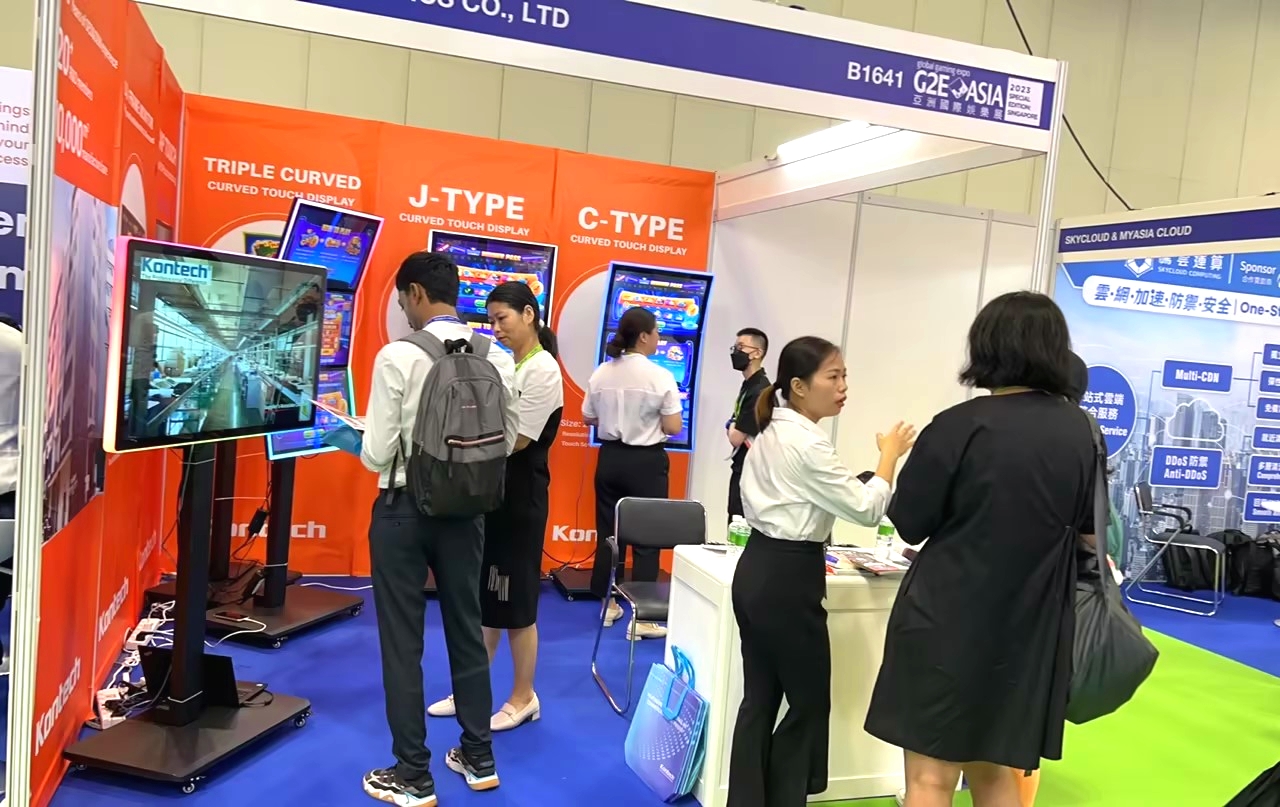 Kang Rong participated in the G2E exhibition in Singapore with the ...