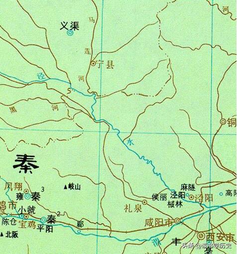 Through the map, understand the historical changes of Xianyang City ...