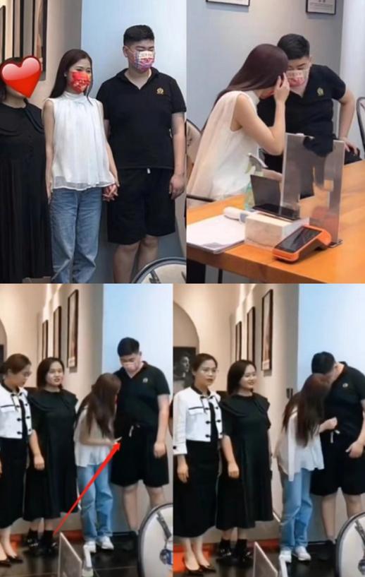 Zhu Xiaowei and Chen Meng take wedding photos, the interactive coat is too sweet, Chen Yanan ...