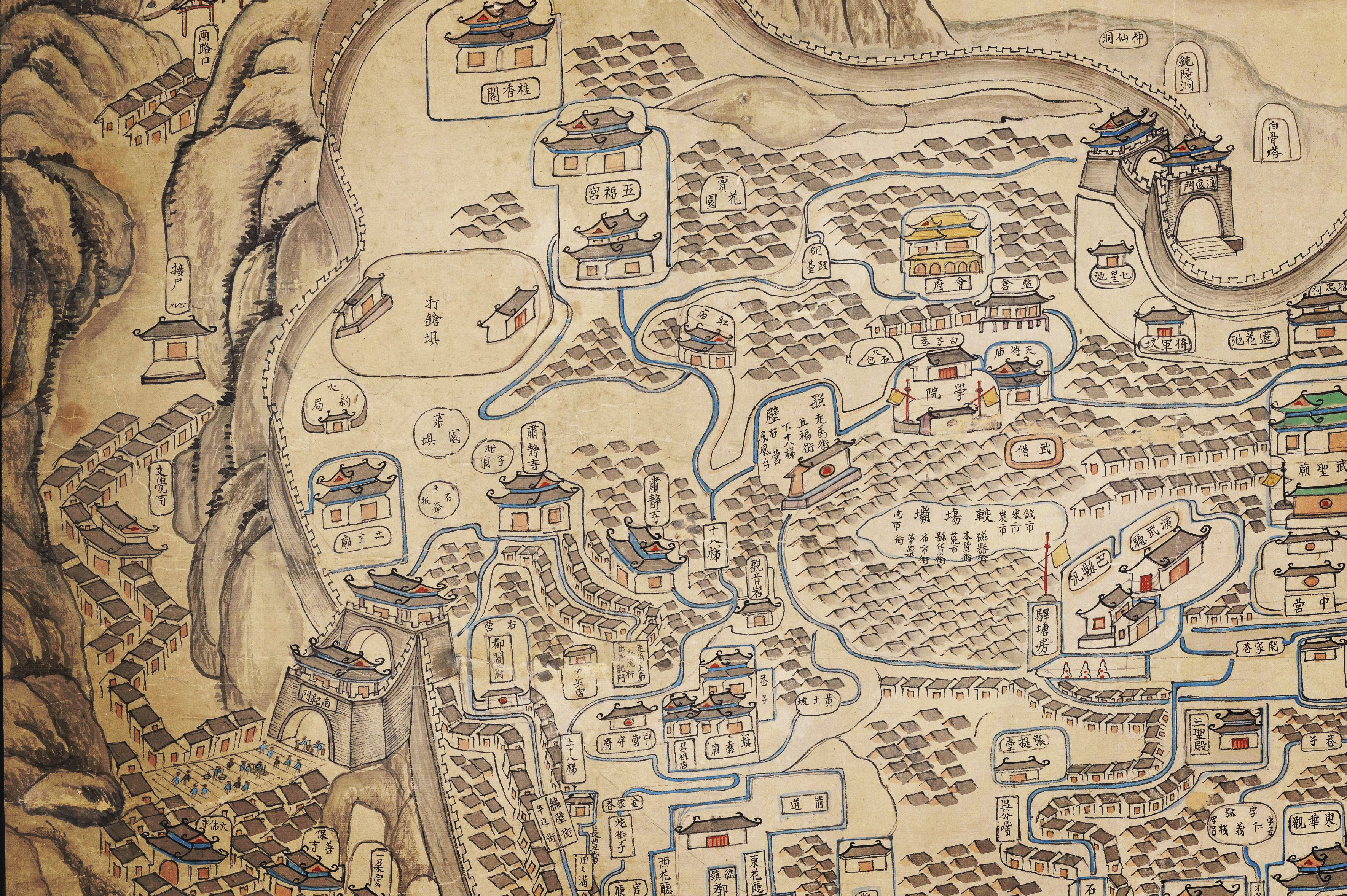 Chongqing's Qingming Riverside Map - iNEWS