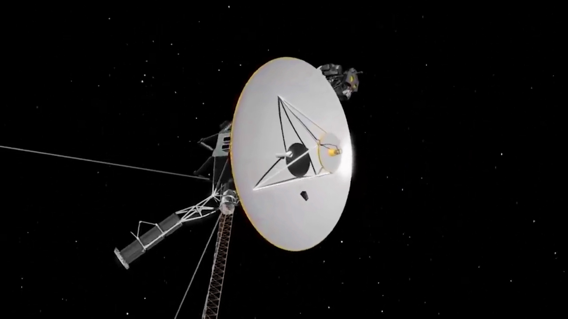 Voyager 1 has been flying for 46 years and has no power for a long time ...