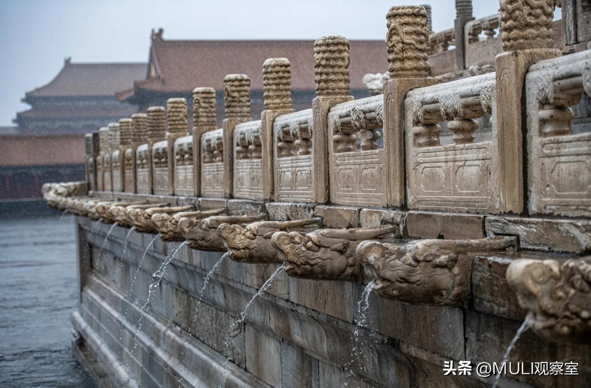 The 600-year-old waterproof system of the Forbidden City can resist ...
