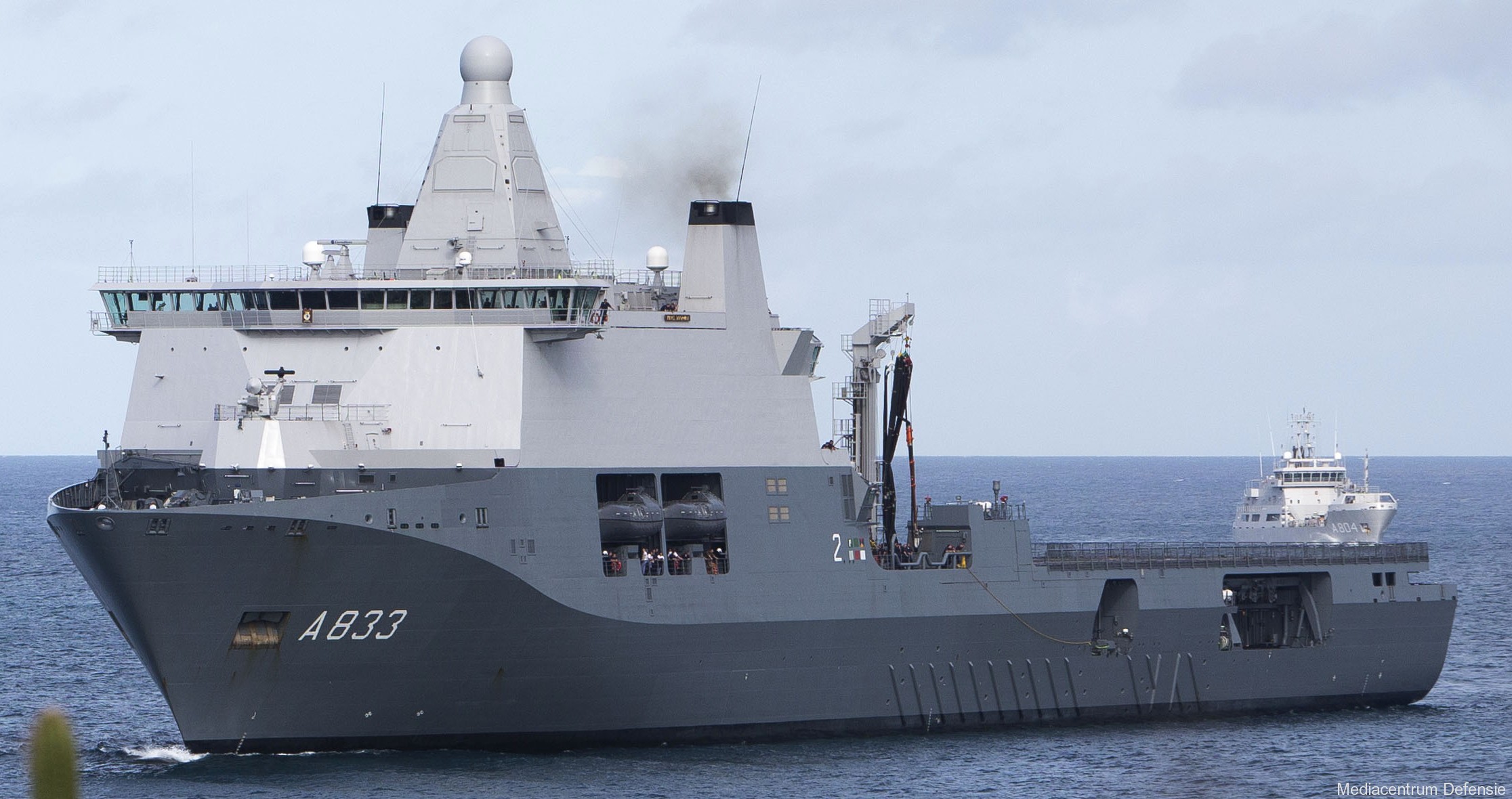 Dutch amphibious combat multi-function support ship A833 - iNEWS