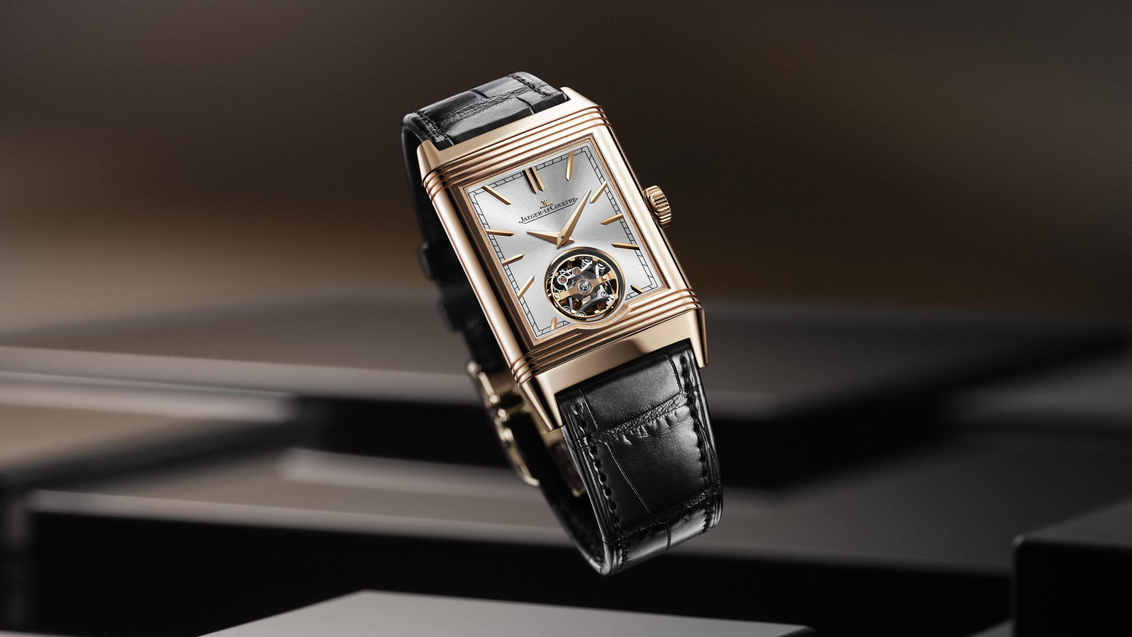 Jaeger-LeCoultre Flip Series Rose Gold Chronograph Watch - iMedia