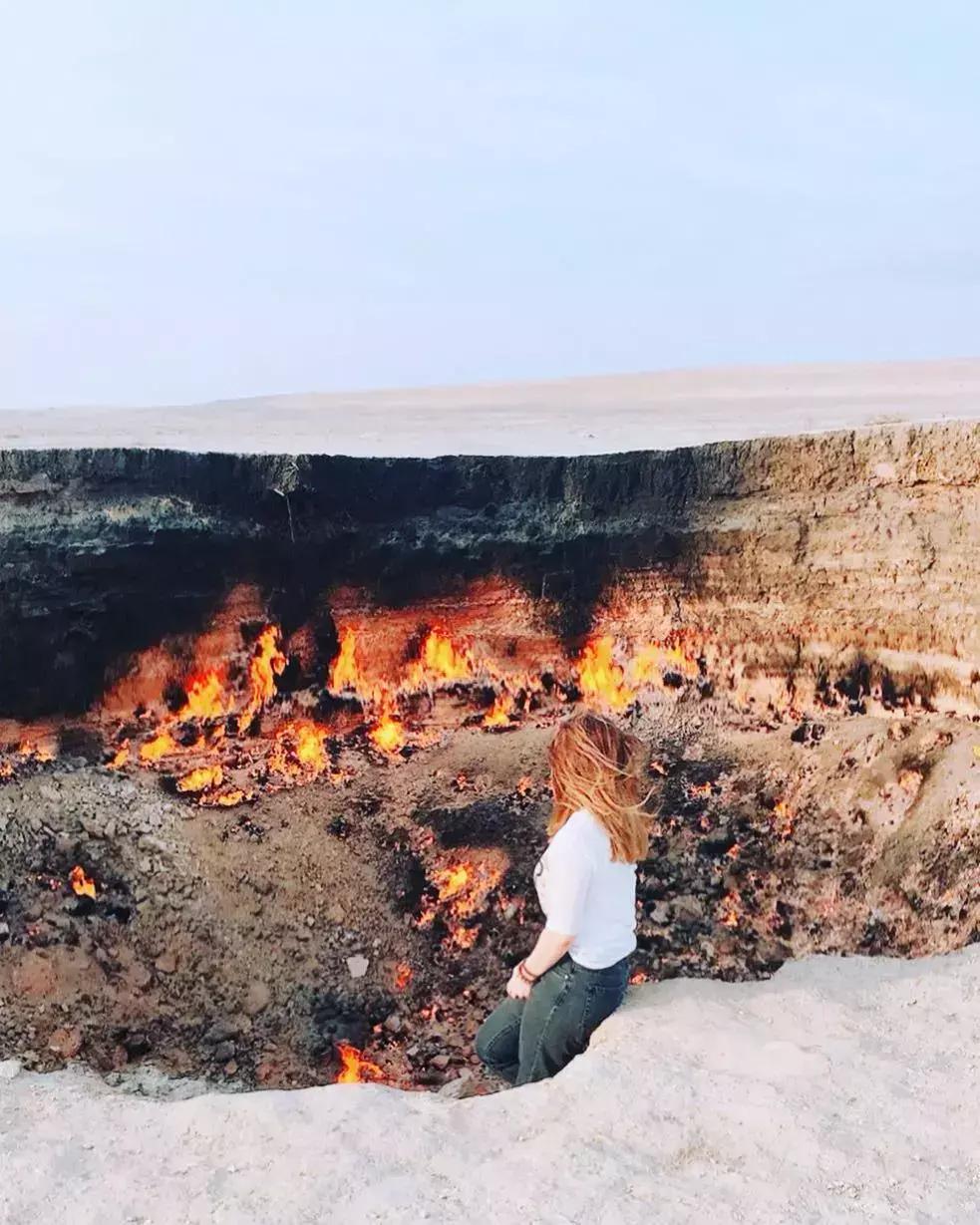 20 pictures to see the world, the cave that has been burning for 40 ...