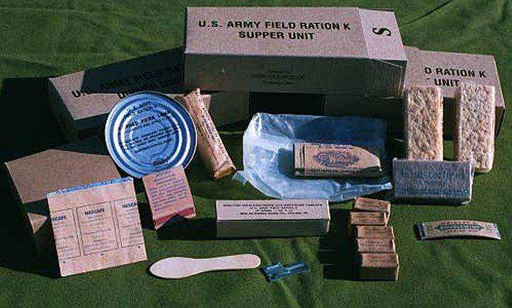 British rations were unpacked during World War II, what would it look ...