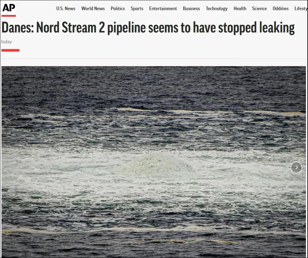 The North Stream No. 2 natural gas pipeline was bombed, it may not have ...
