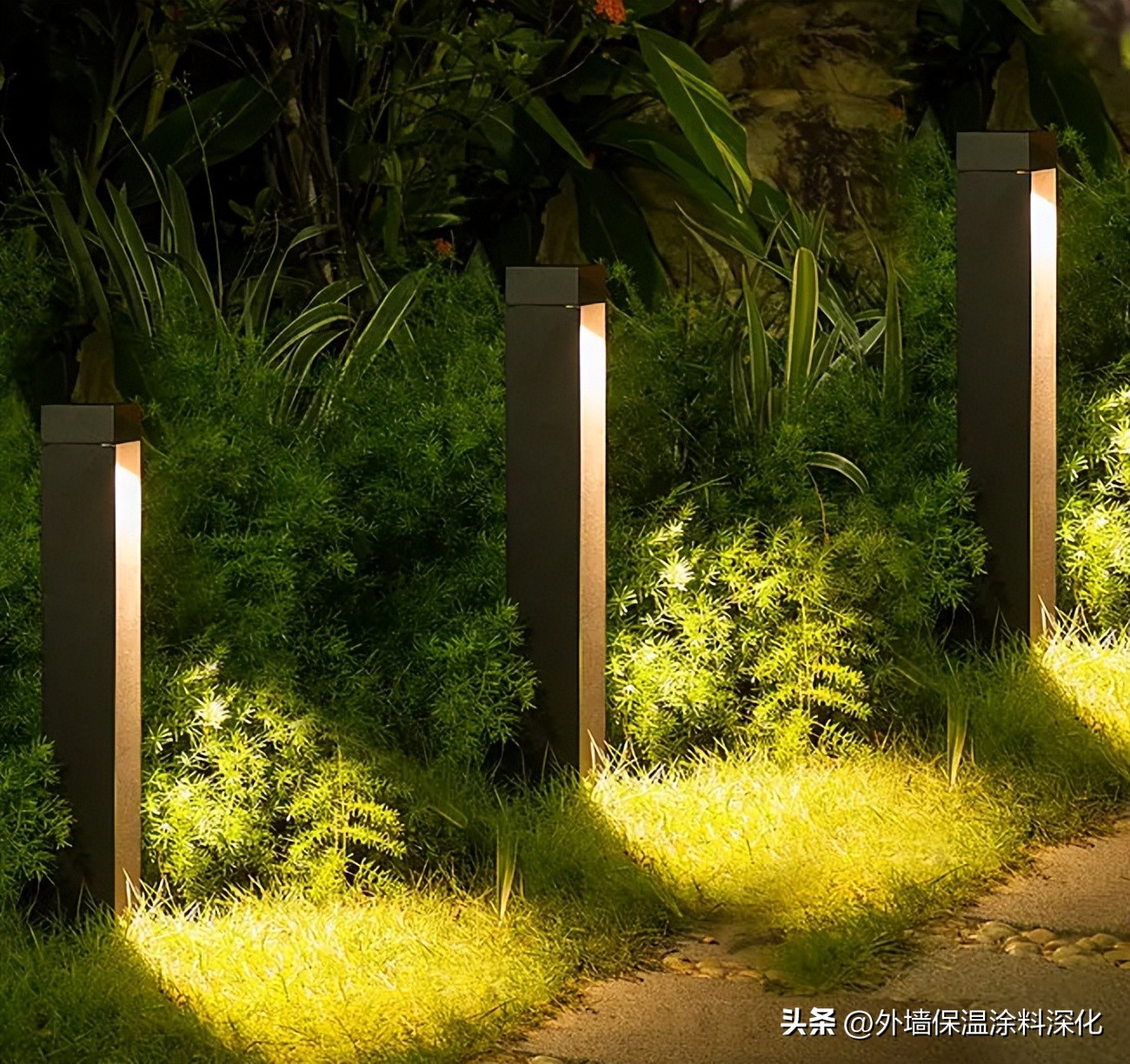 40 cases of courtyard lighting effects - iNEWS