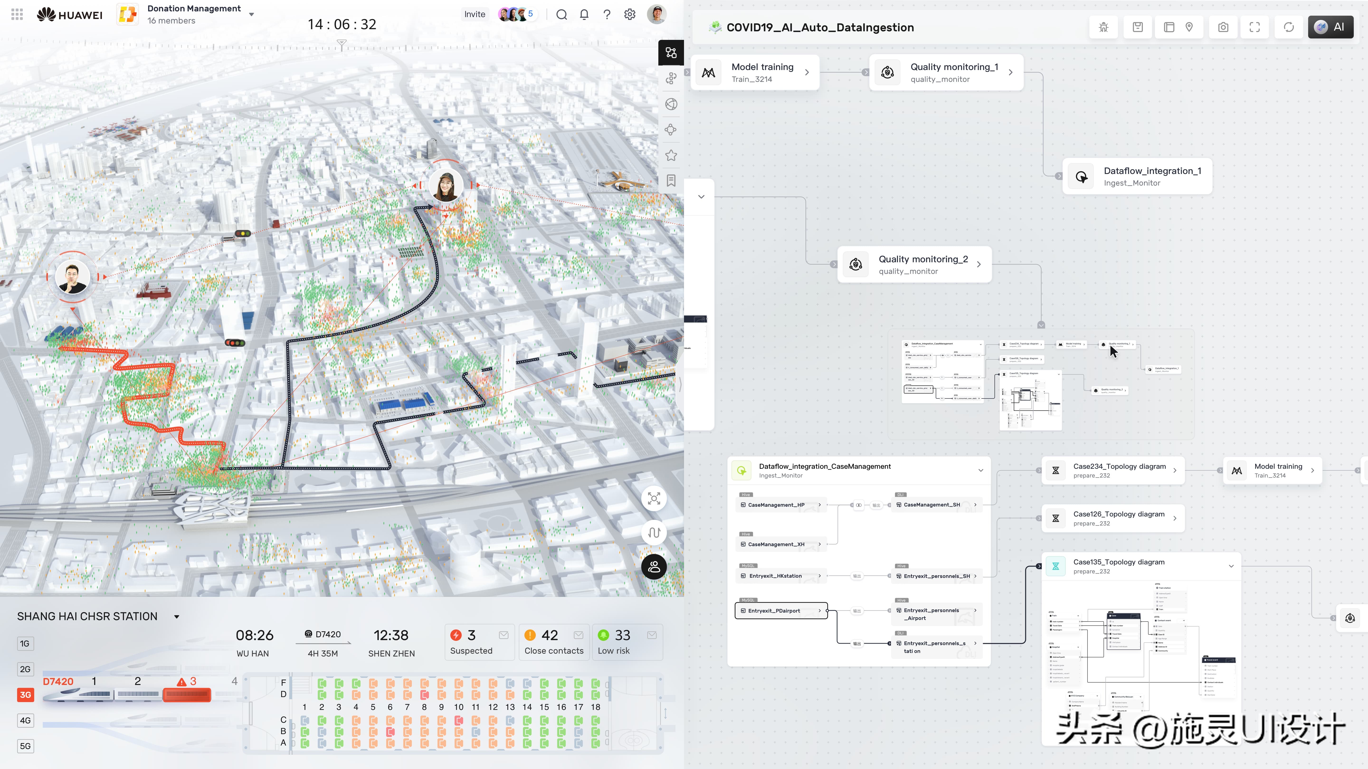 Clever use of light colors makes data visualization even more brilliant ...