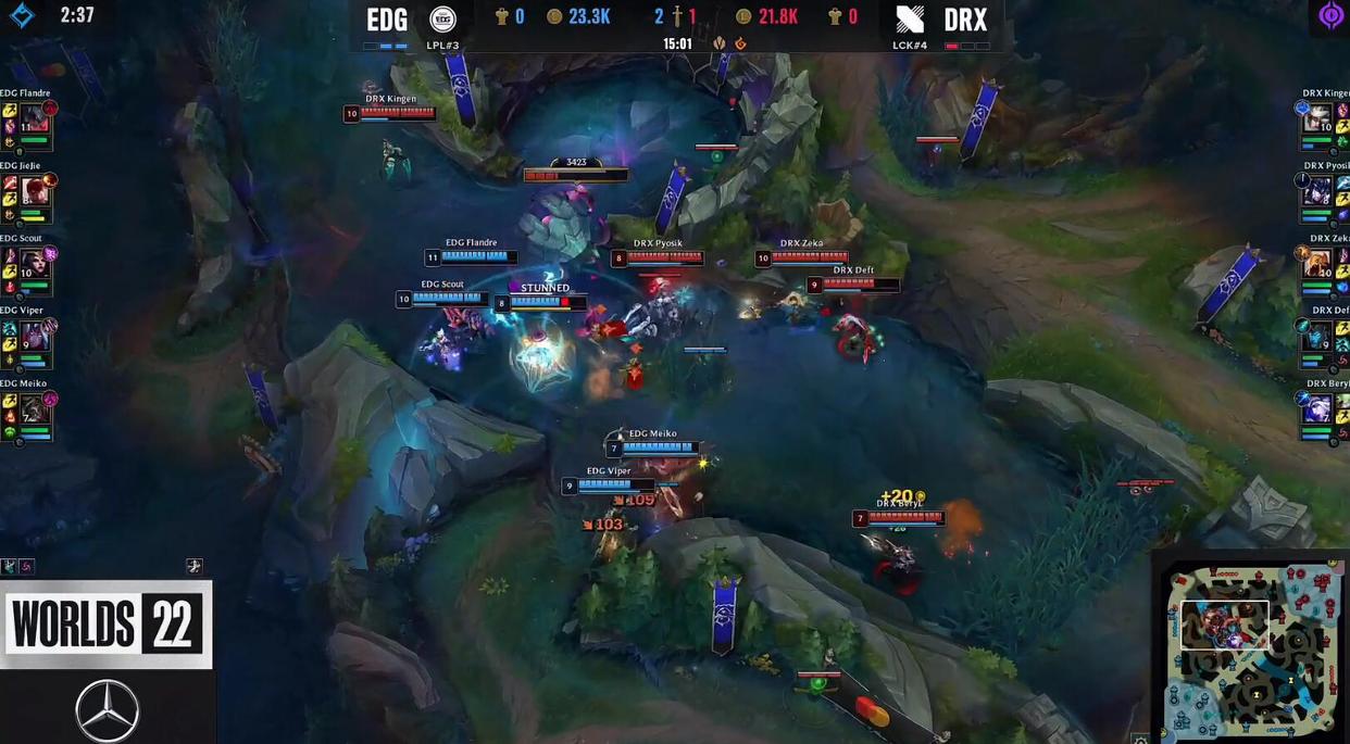 S12 quarter-finals: Beryl re-exhibits auxiliary nuclear style and assists Ashe to help DRX win ...