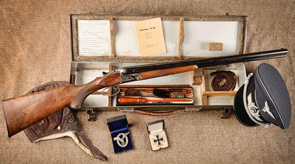 The three-barreled shotgun of the German North African pilot: the most ...