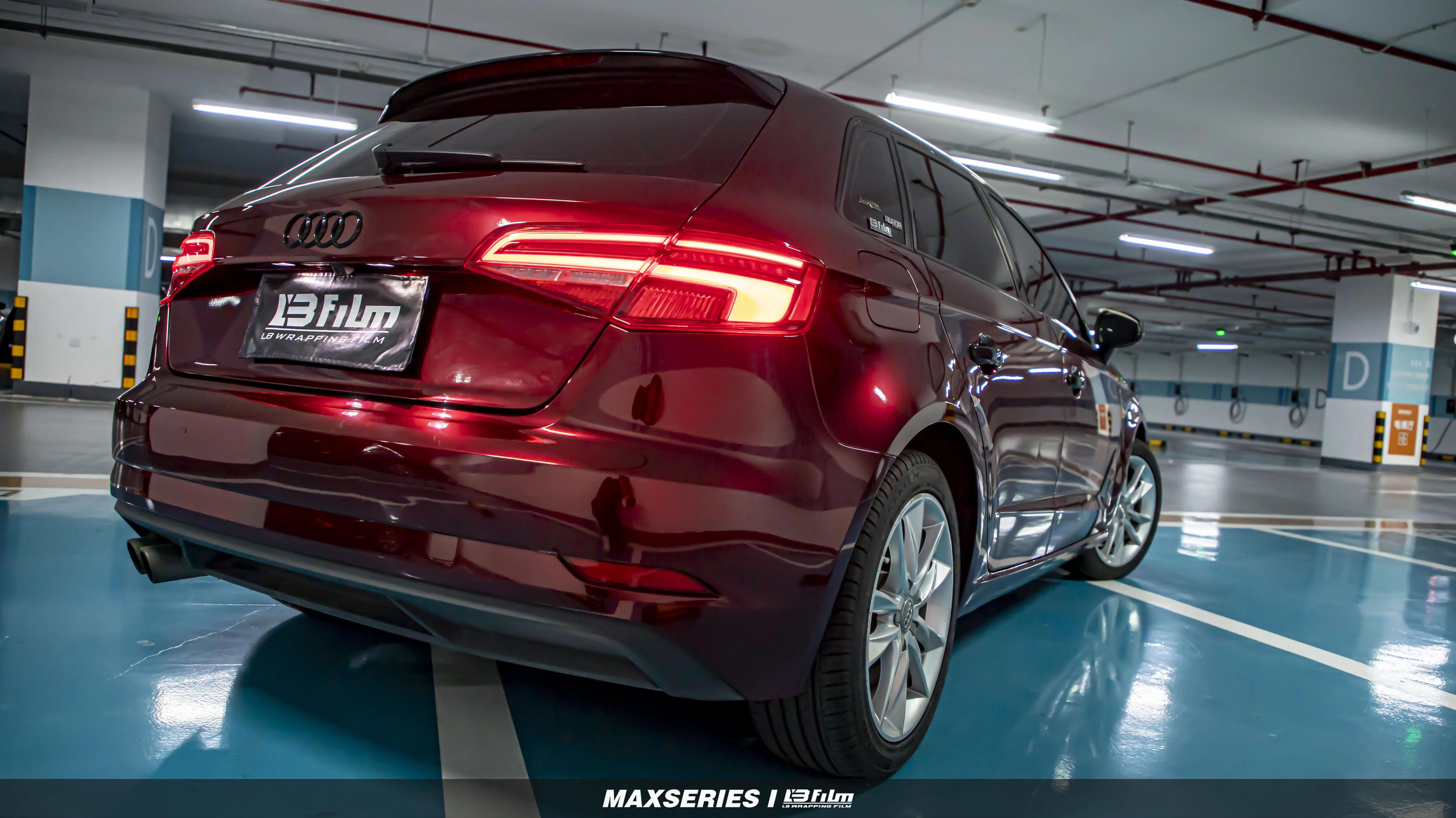 Audi A3 full car stickers LBFILB color change film liquid metal dragon ...