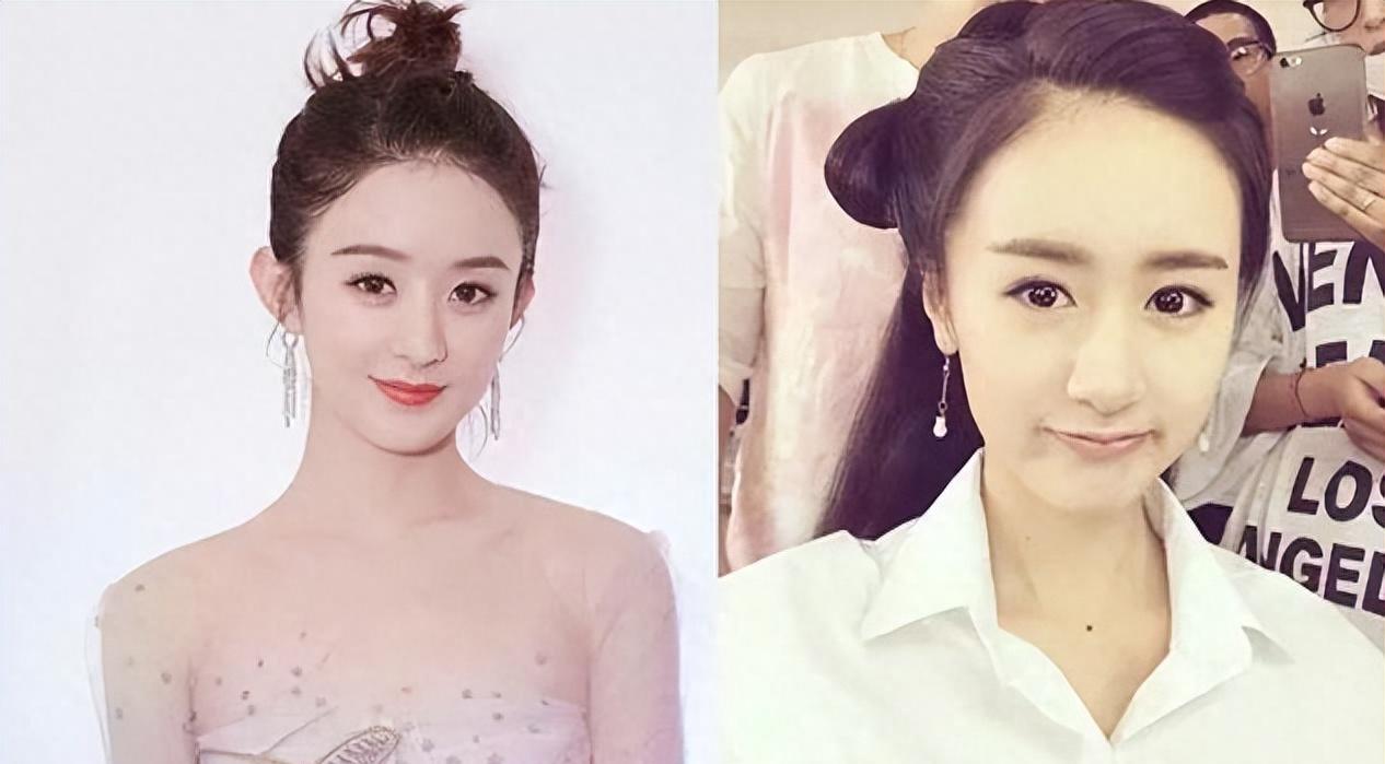 Same face but different fate! Liu Tao and Cao Xiwen look like "twins ...