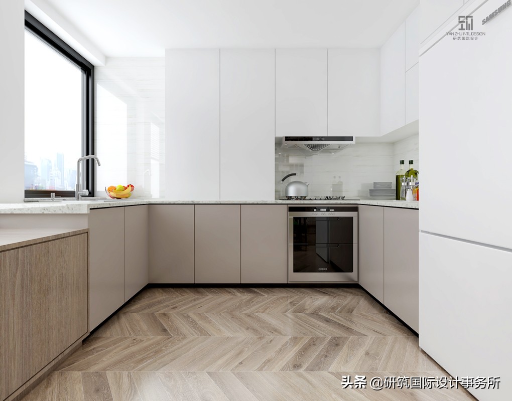 The actual space of 50 square meters makes the utilization scale of 100 ...