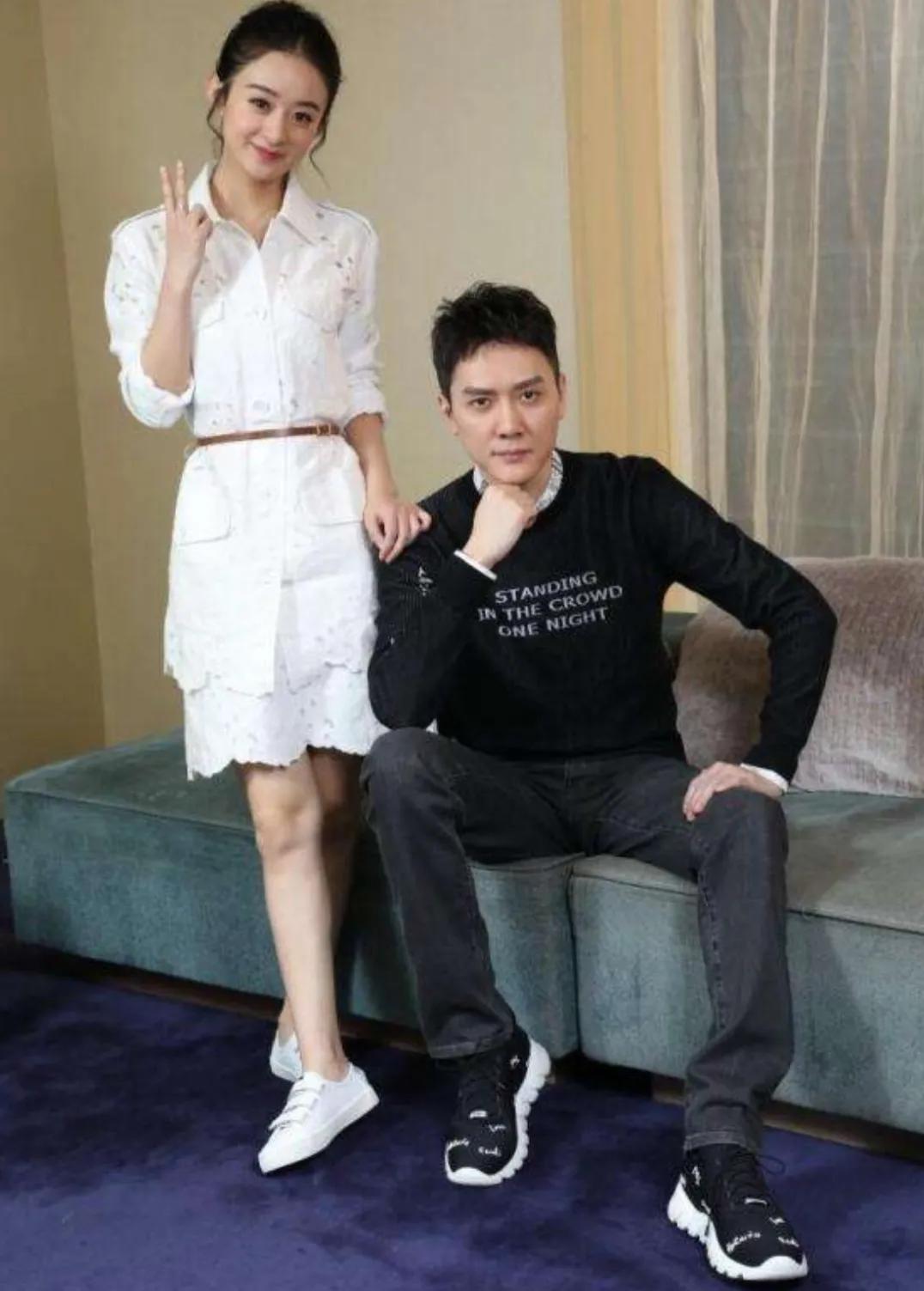 Feng Shaofeng and Zhao Liying were in the same frame for the first time after their divorce, and ...