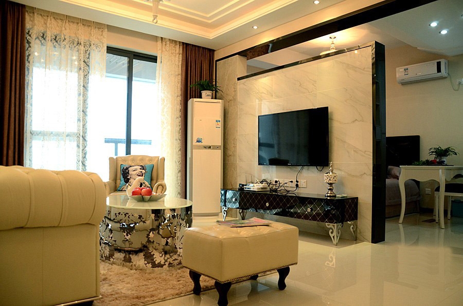 The 78-square-meter European-style two-bedroom is practical, and the ...