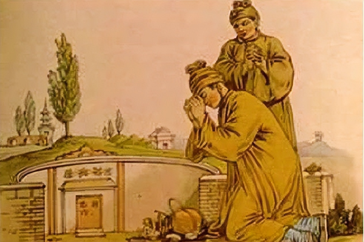 "Three taboos of going to the grave and returning home, breaking the ...