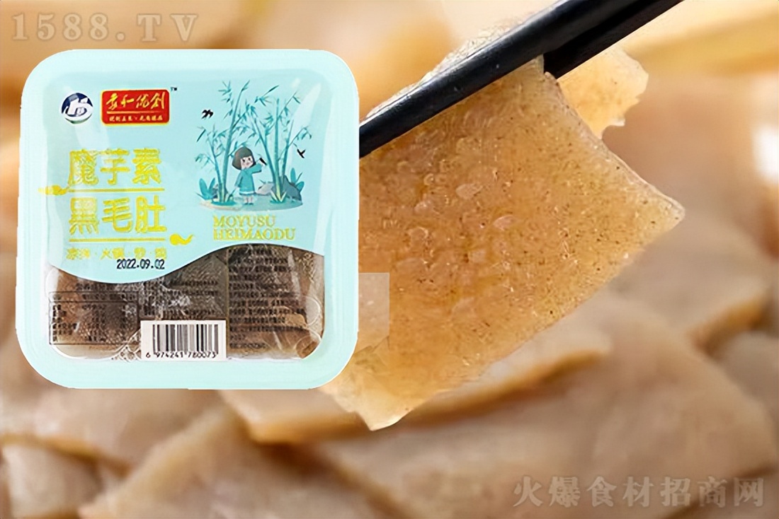 Menghe Youchuang Konjac Vegetable Hairy Belly, crisp and tender, delicious without burden! - iMedia