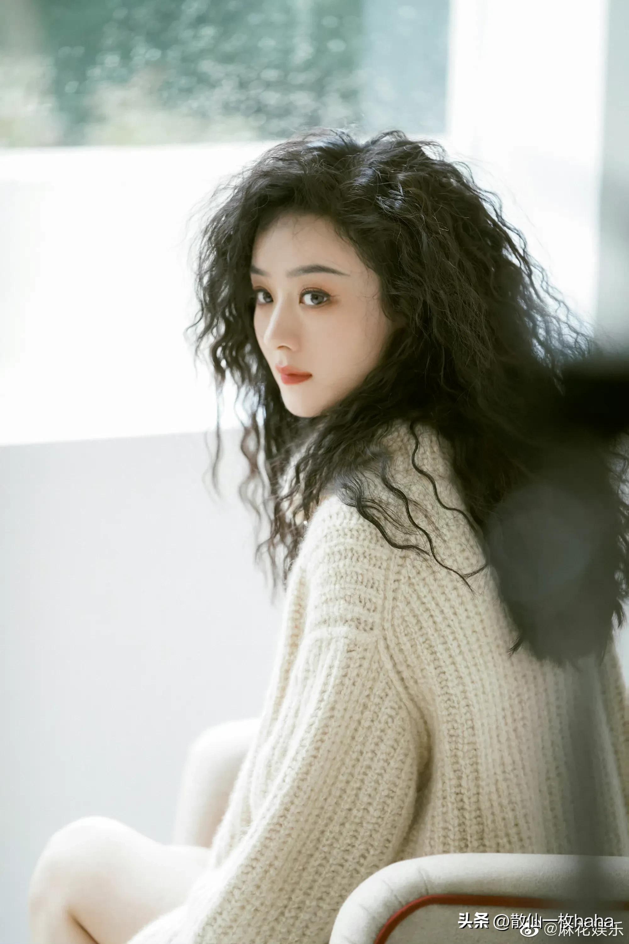 How can Zhao Liying be so beautiful!Wool roll blockbuster photos are ...