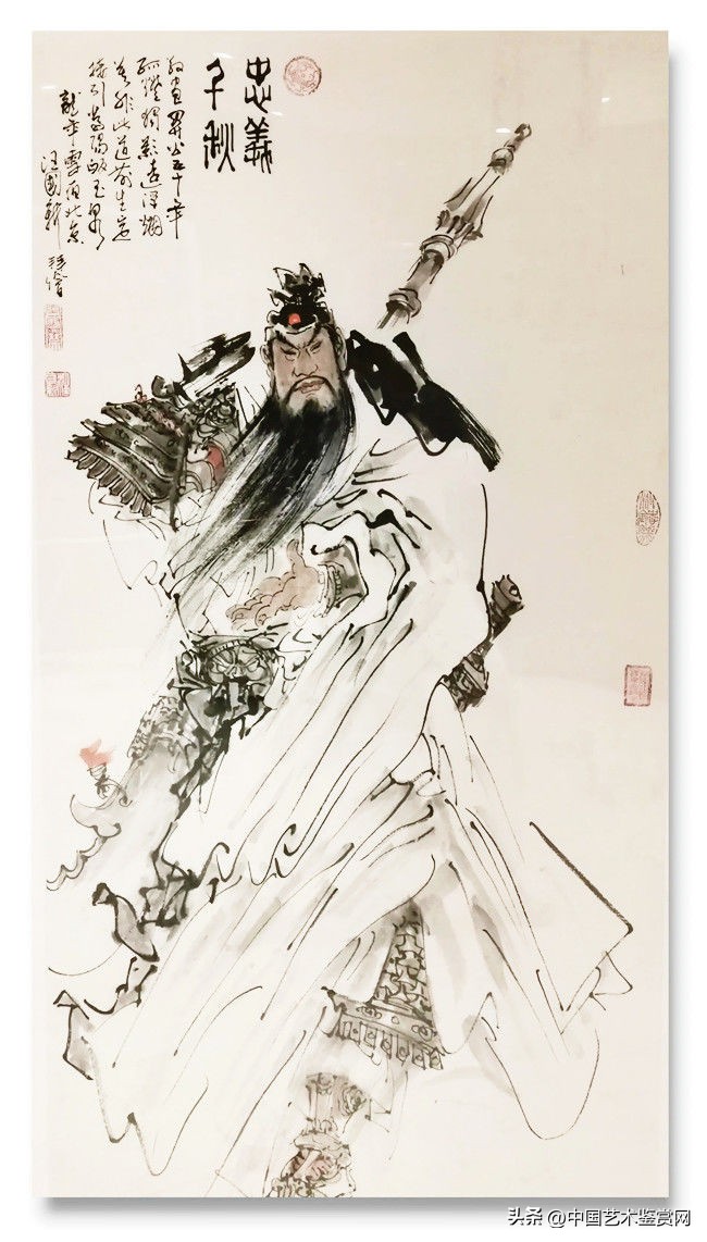 "Guan Gong Feelings" by Wang Guoxin, a famous painter in "Guan Gong in ...