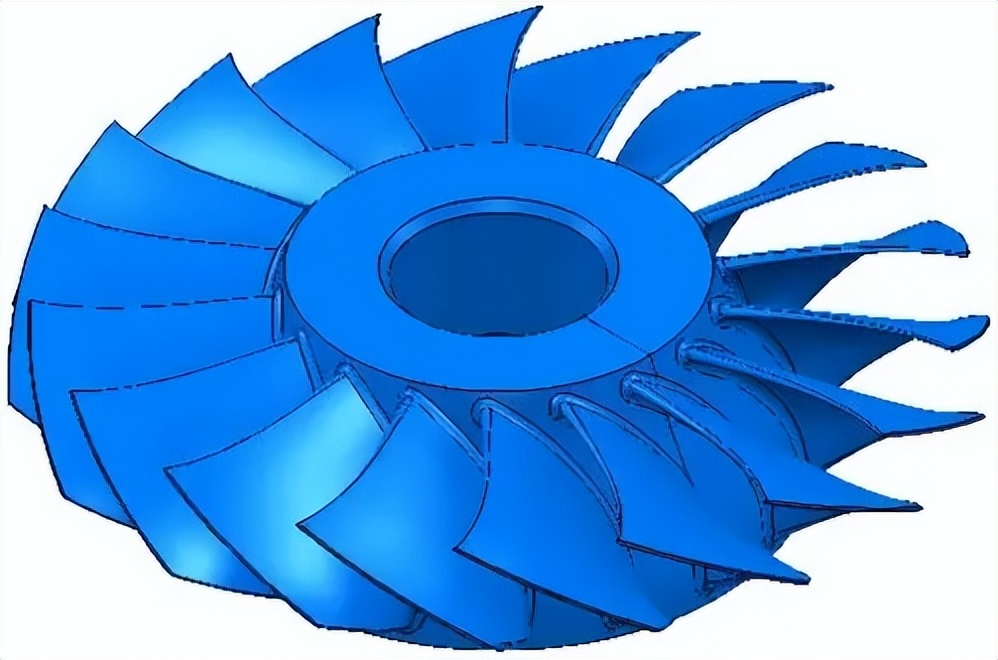 Establish an impeller model and experimental plan, and conduct ...
