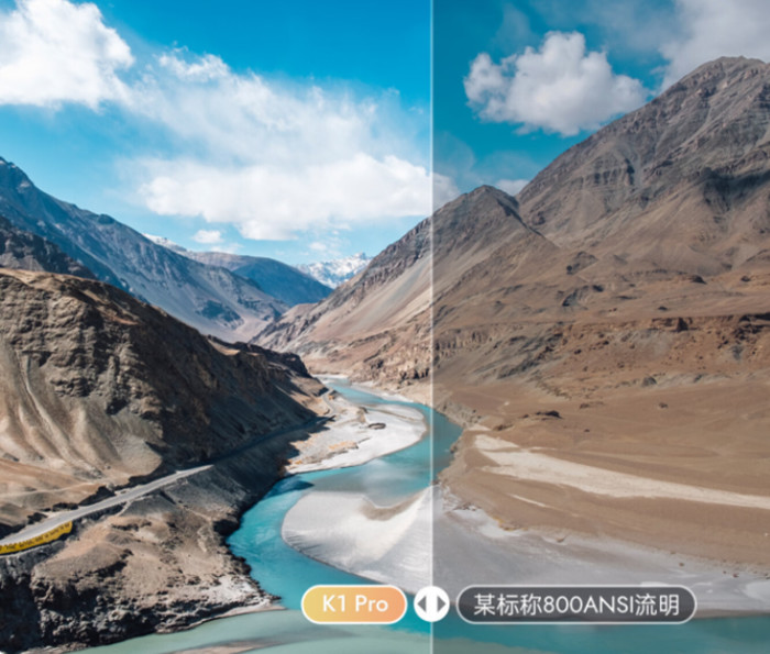 Chasing dramas at home in summer, open a private theater with the HQ K1 ...