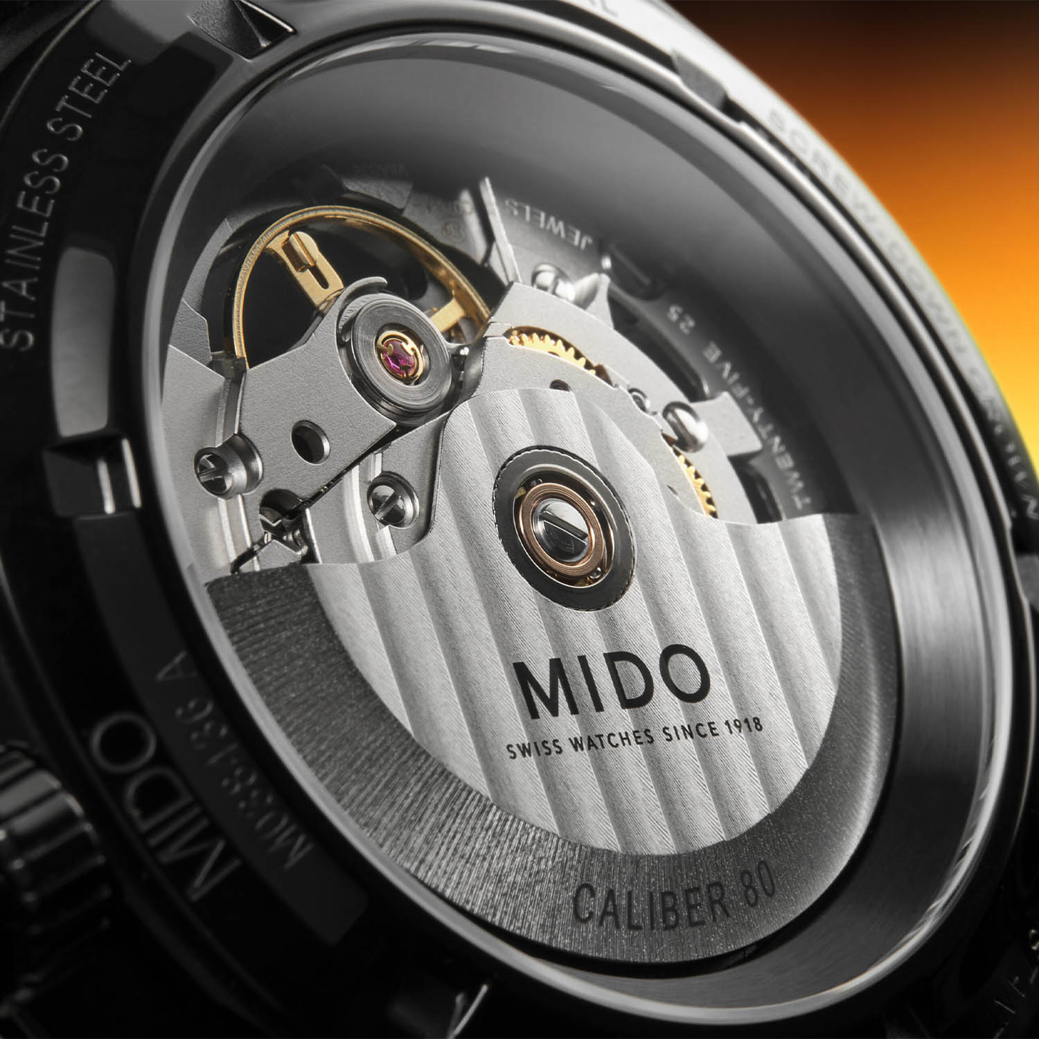 Mido Launches New, Helmsman Orange Black Skeleton Watch - iNEWS