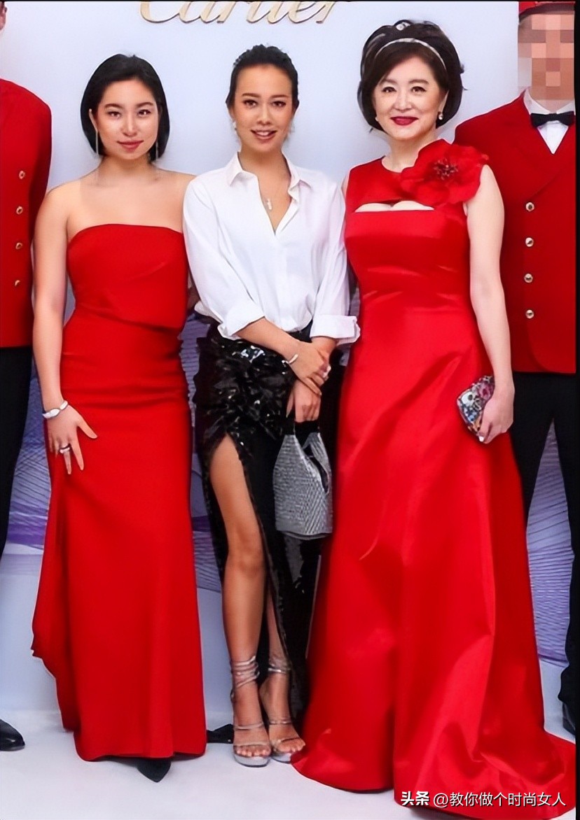 There is a kind of eccentricity called Brigitte Lin's two daughters ...