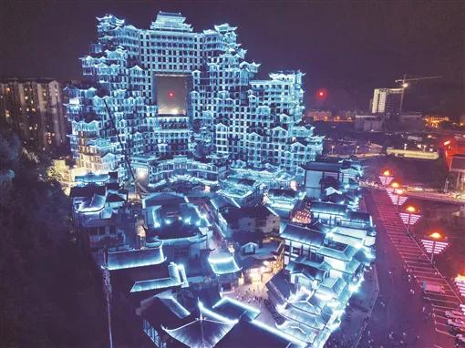 Zhangjiajie's new coordinates - 72 odd buildings - iNEWS