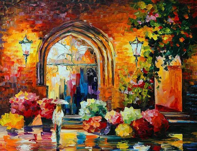 What influence did the artistic characteristics of night scene oil ...