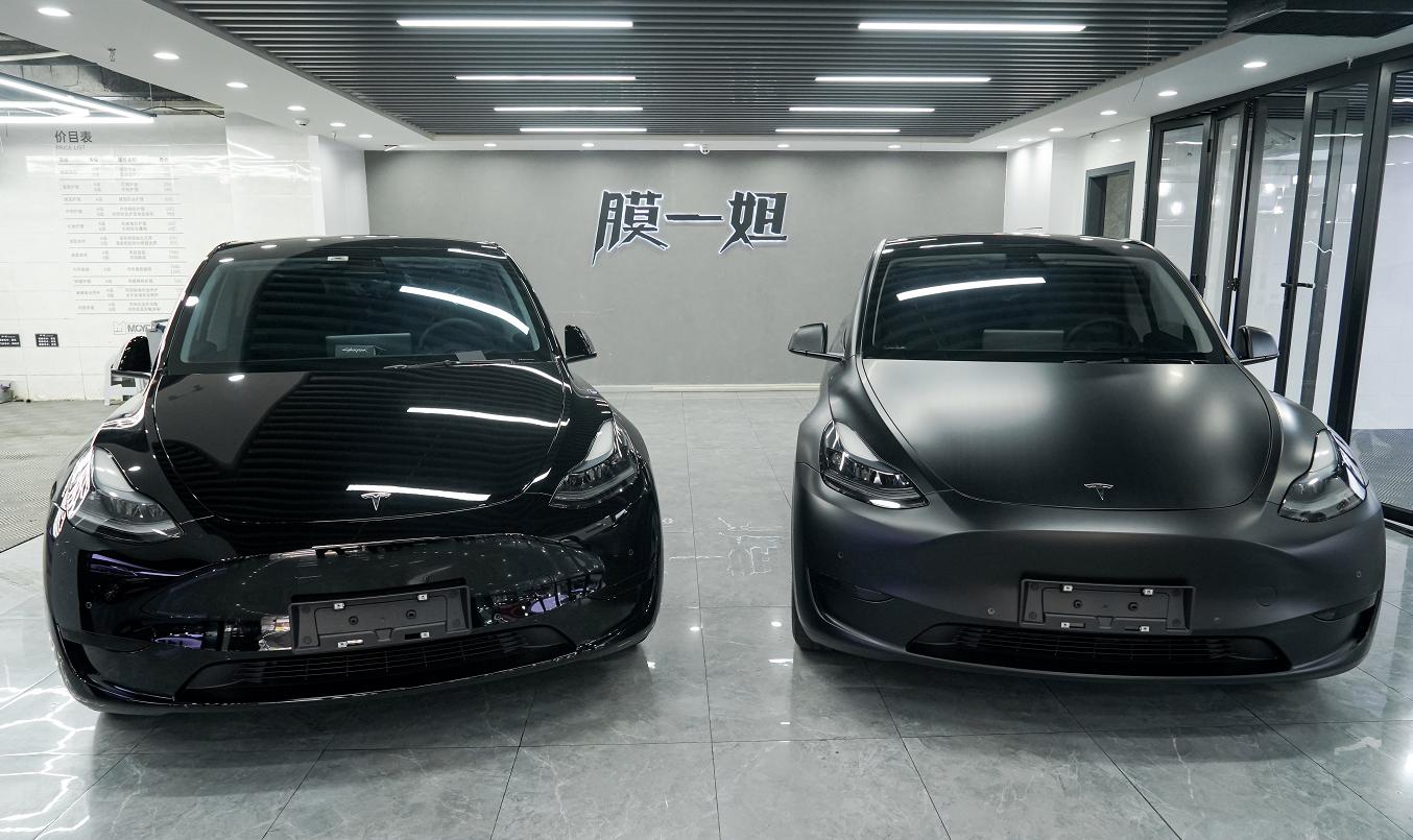 Tesla MODEL Y: Which one do you choose, a high-bright invisible car ...