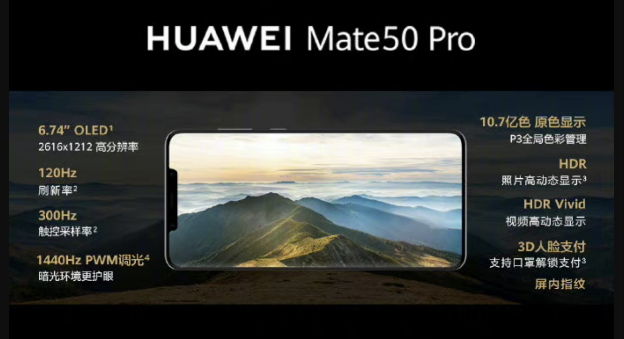 Huawei Mate 50 series mobile phones released, support satellite communication - iMedia