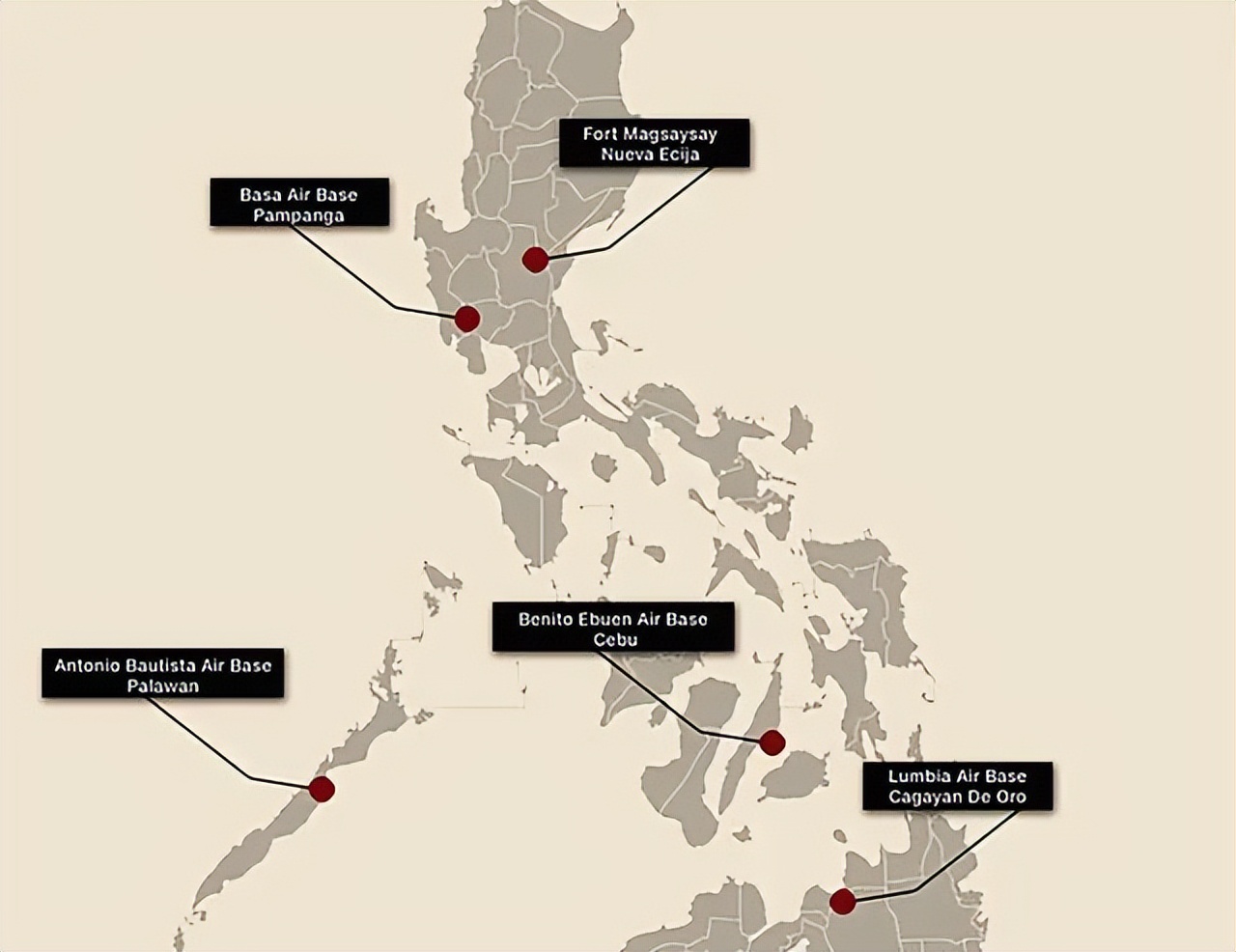 The U.S. military has captured four more military bases in the ...