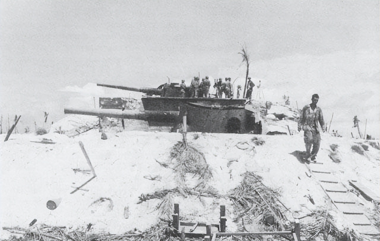 During World War II, the Japanese army built fortifications on many ...