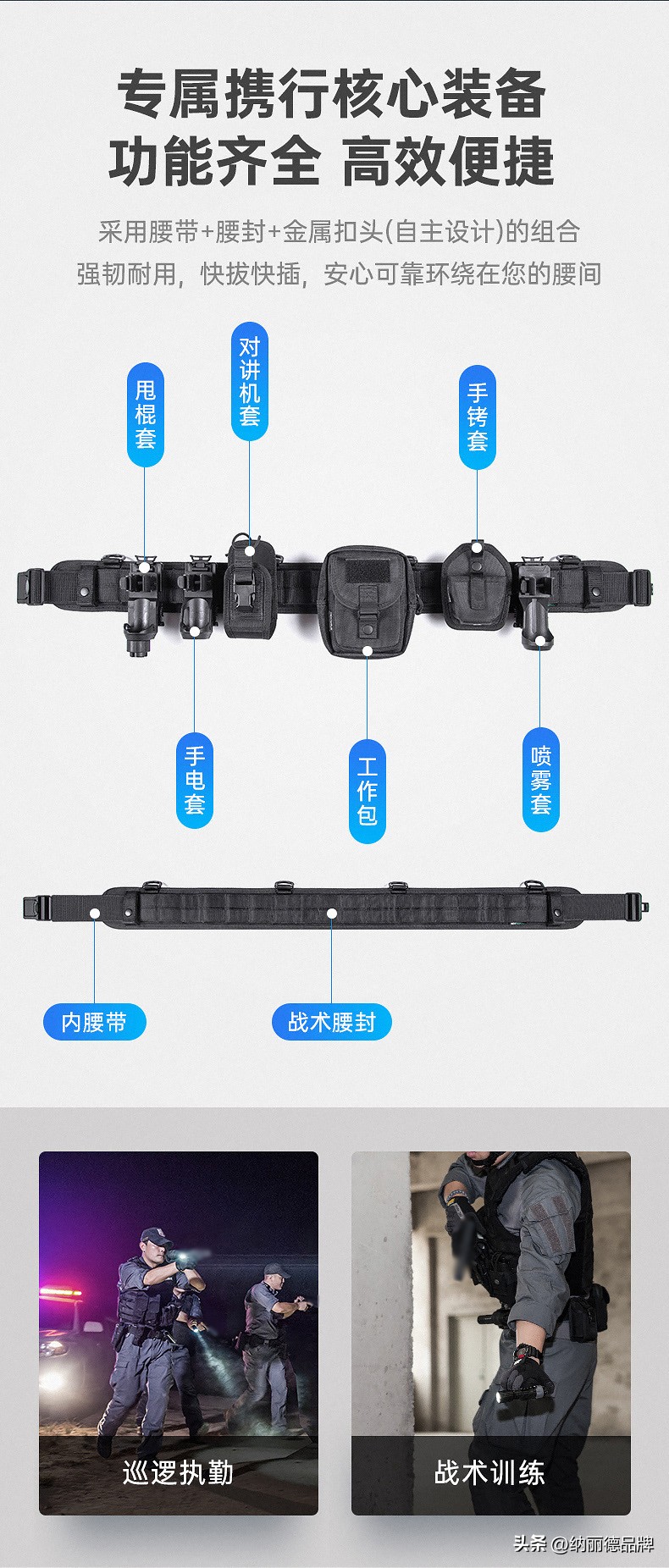 TEX10 multifunctional tactical girdle, modular equipment carrying solution - iNEWS