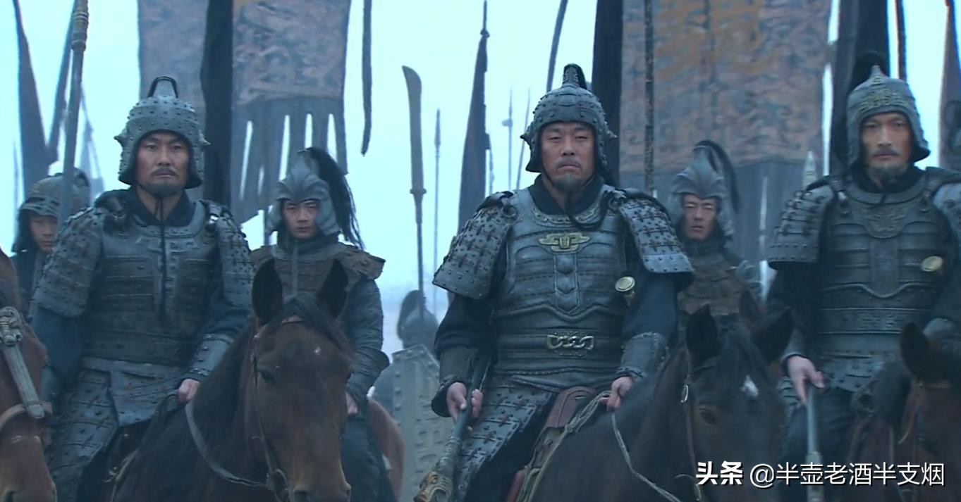The six famous generals with halberds after Lu Bu's death: three of ...