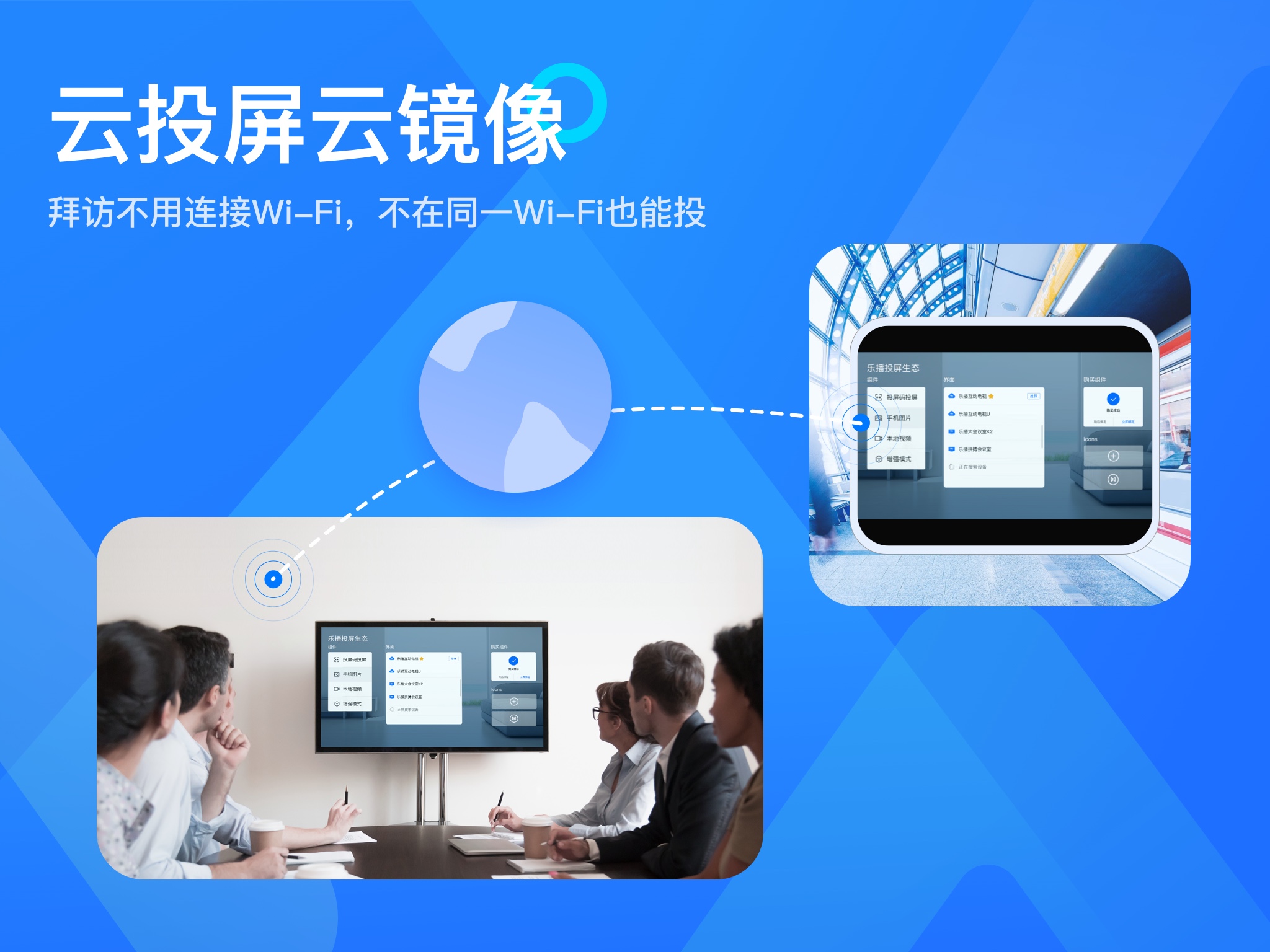 Wireless projection can realize interaction in various projection ...