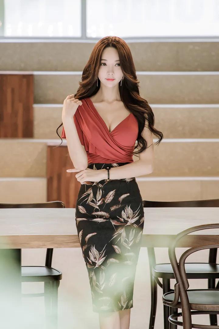 Korean elegant beauty star Park Soo-yeon 642 - iNEWS